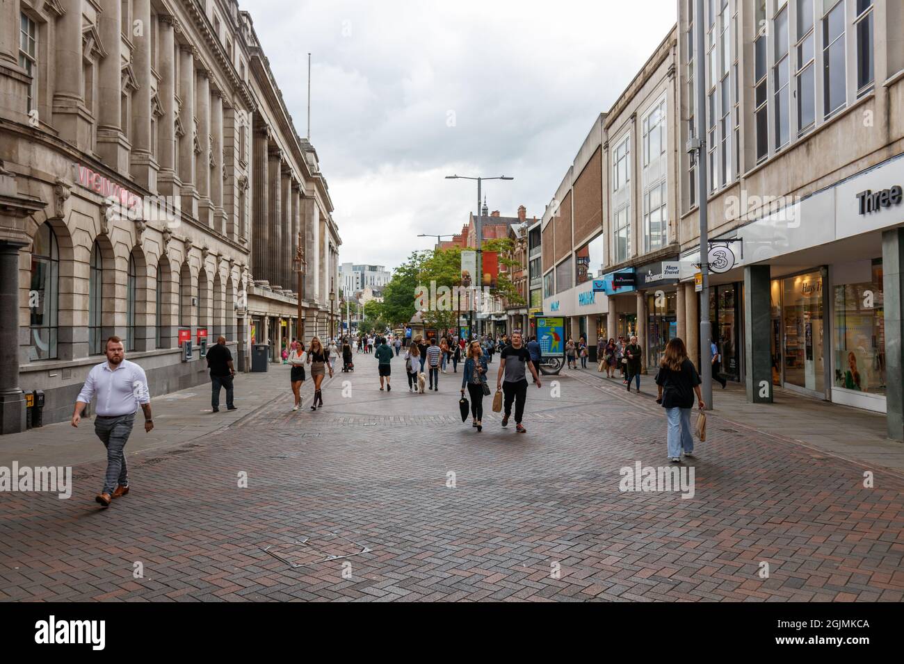 Long Row, Nottingham Stock Photo - Alamy