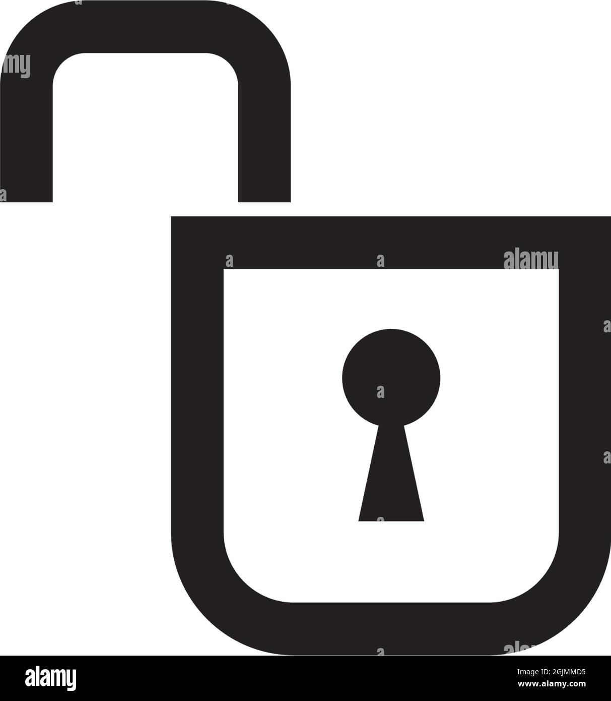 Padlock icon logo design inspiration vector template Stock Vector Image ...