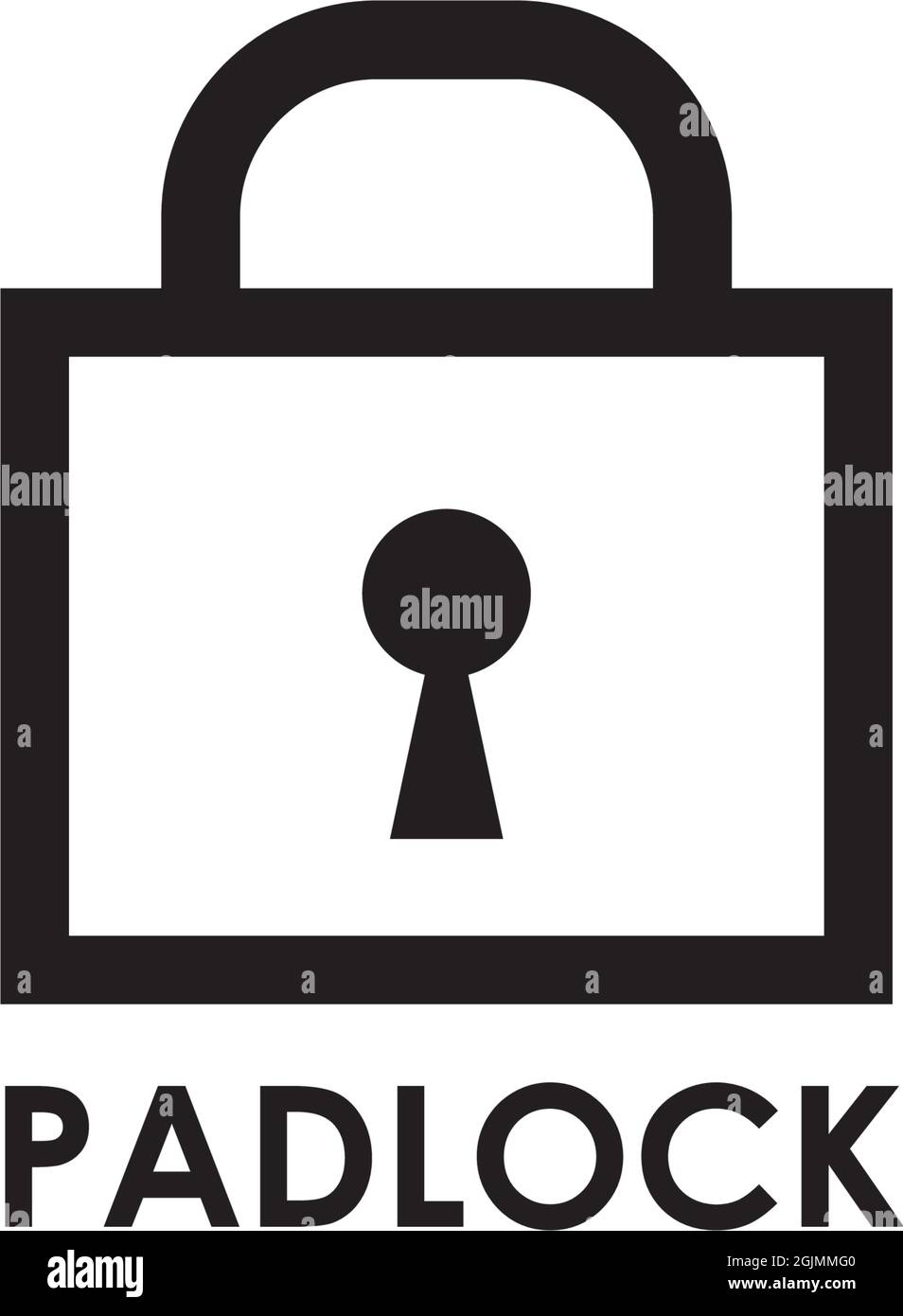 Padlock icon logo design inspiration vector template Stock Vector Image ...