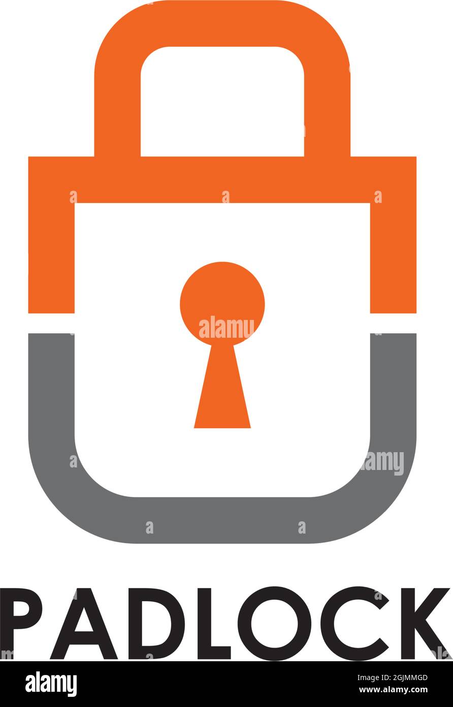 Padlock icon logo design inspiration vector template Stock Vector Image ...