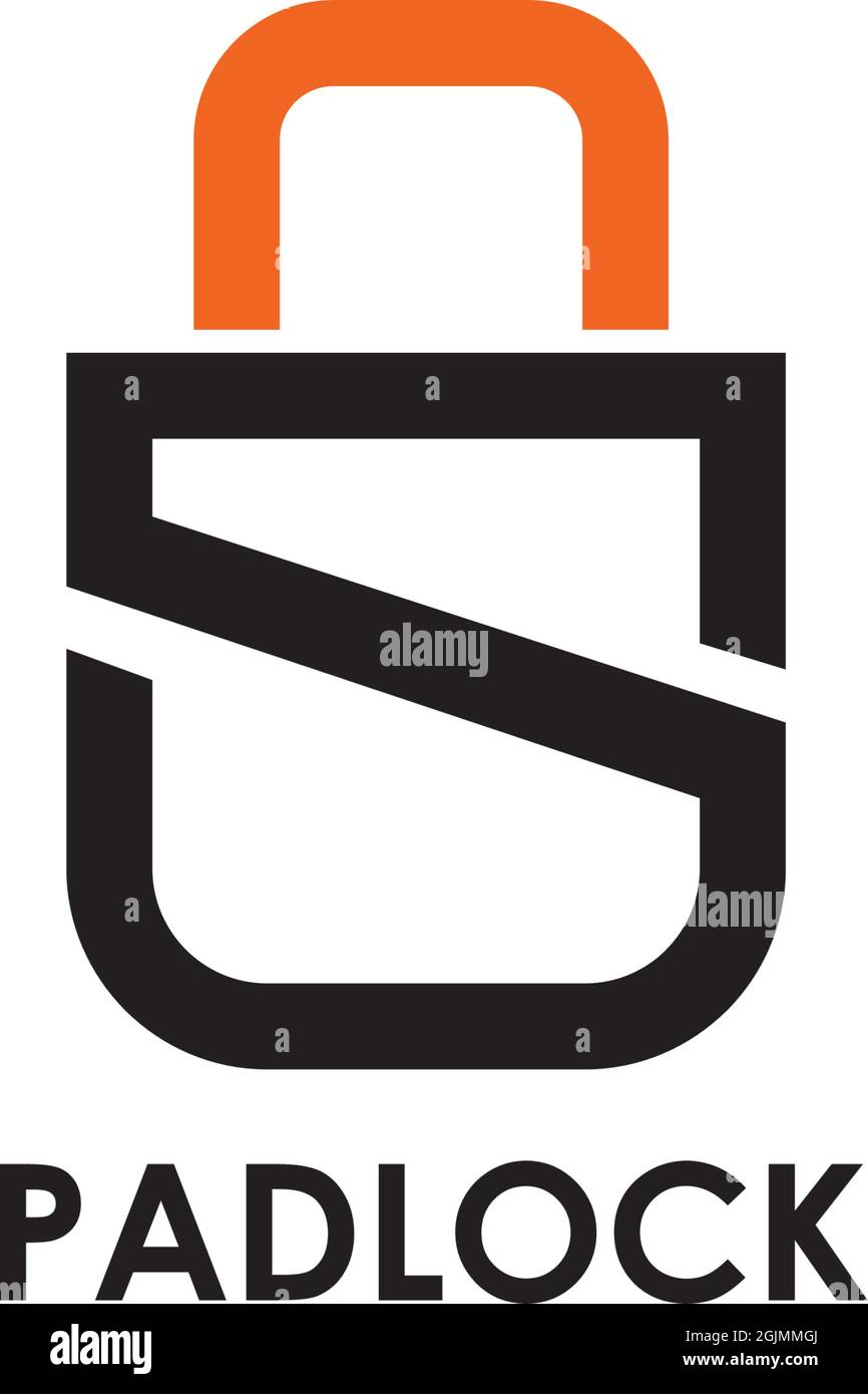 Padlock icon logo design inspiration vector template Stock Vector Image ...