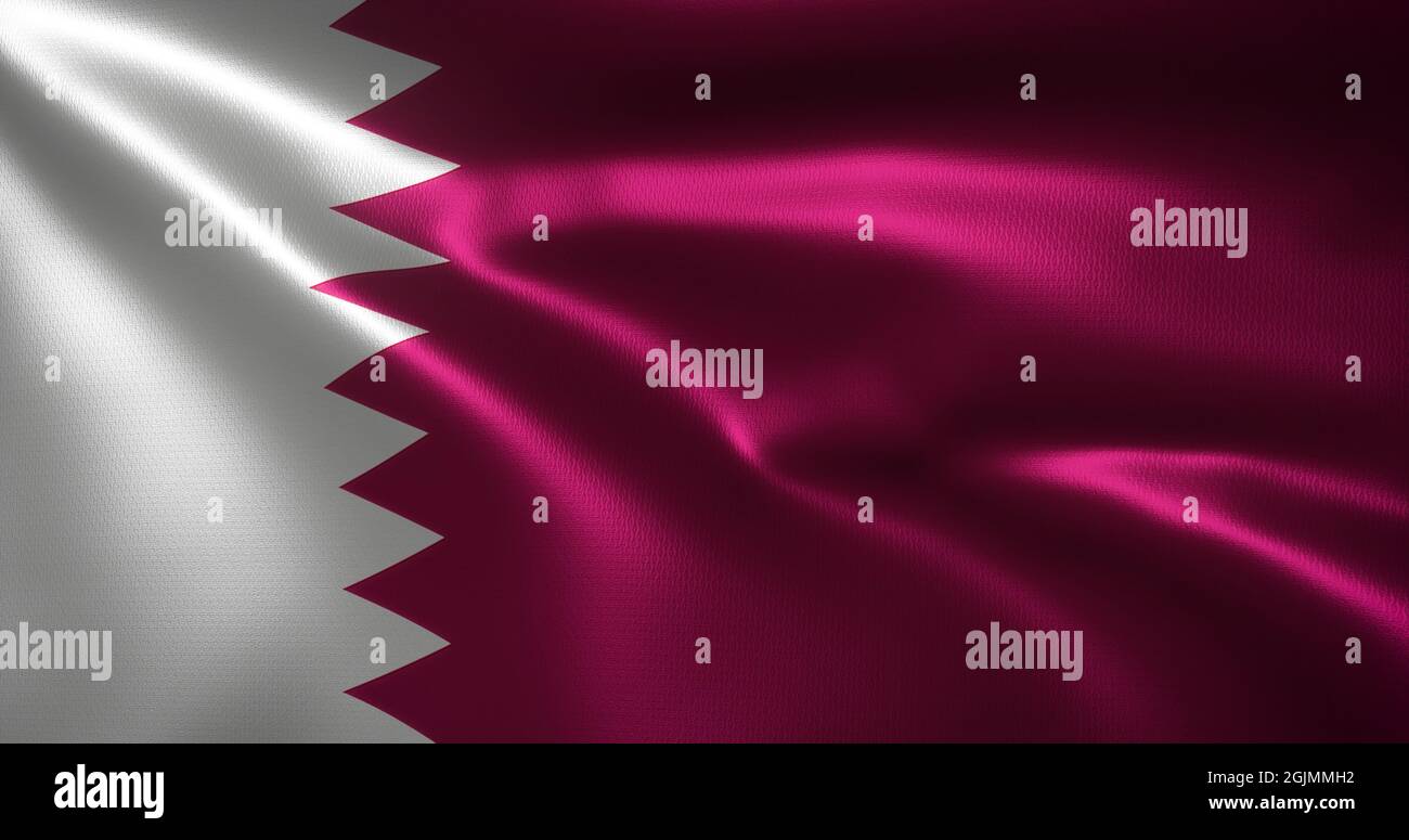 Evolution of qatar flag hi-res stock photography and images - Alamy