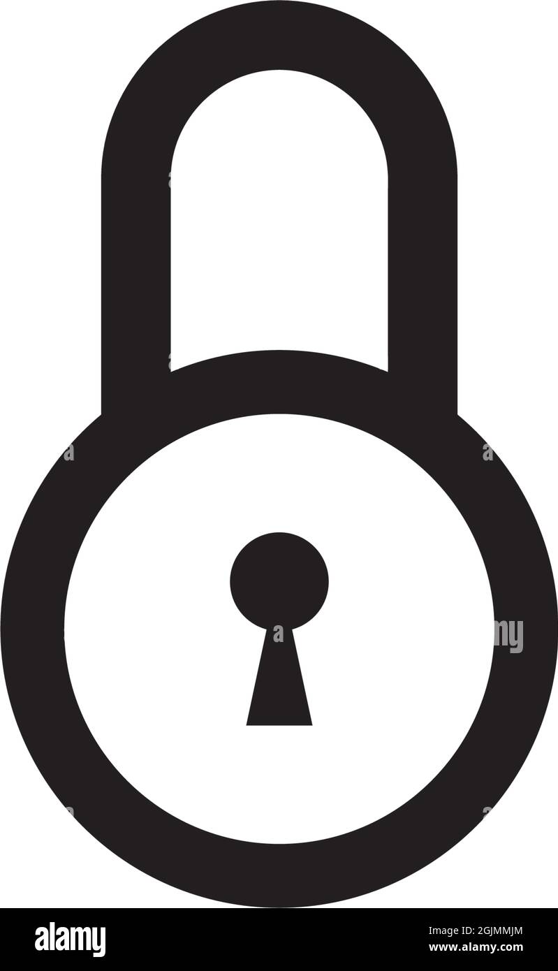 Padlock icon logo design inspiration vector template Stock Vector Image ...
