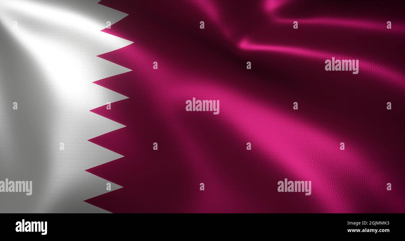 Evolution of qatar flag hi-res stock photography and images - Alamy