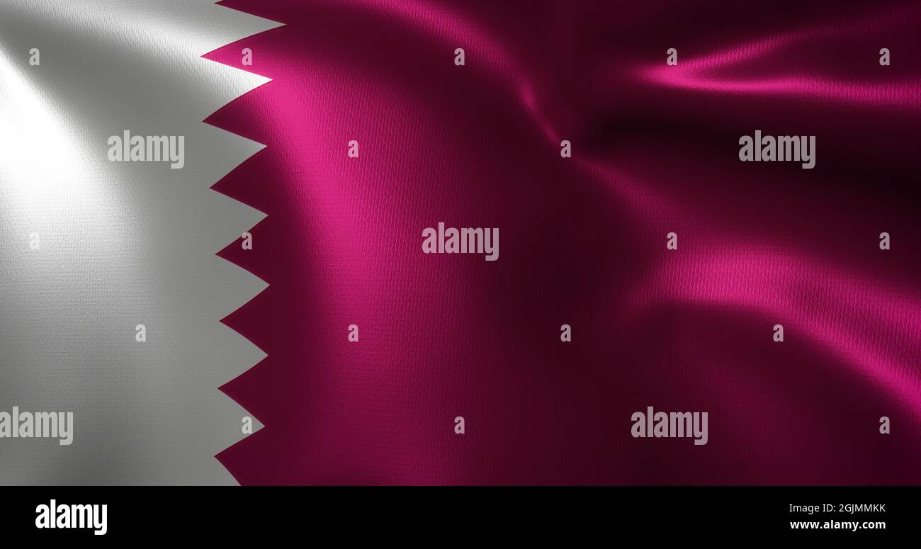Evolution of qatar flag hi-res stock photography and images - Alamy