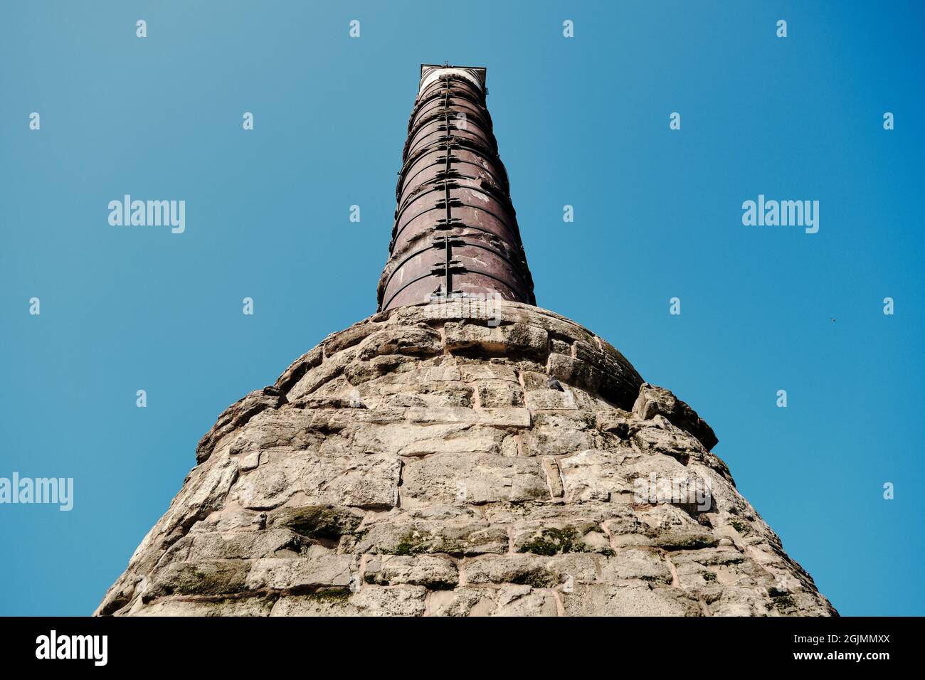 Istanbul Column of Constantine (cemberlitas) photo taken from bottom ...