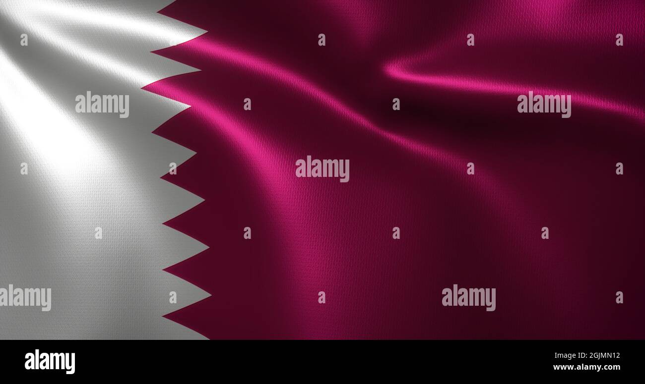 Horizontal stripes qatar flag hi-res stock photography and images - Alamy