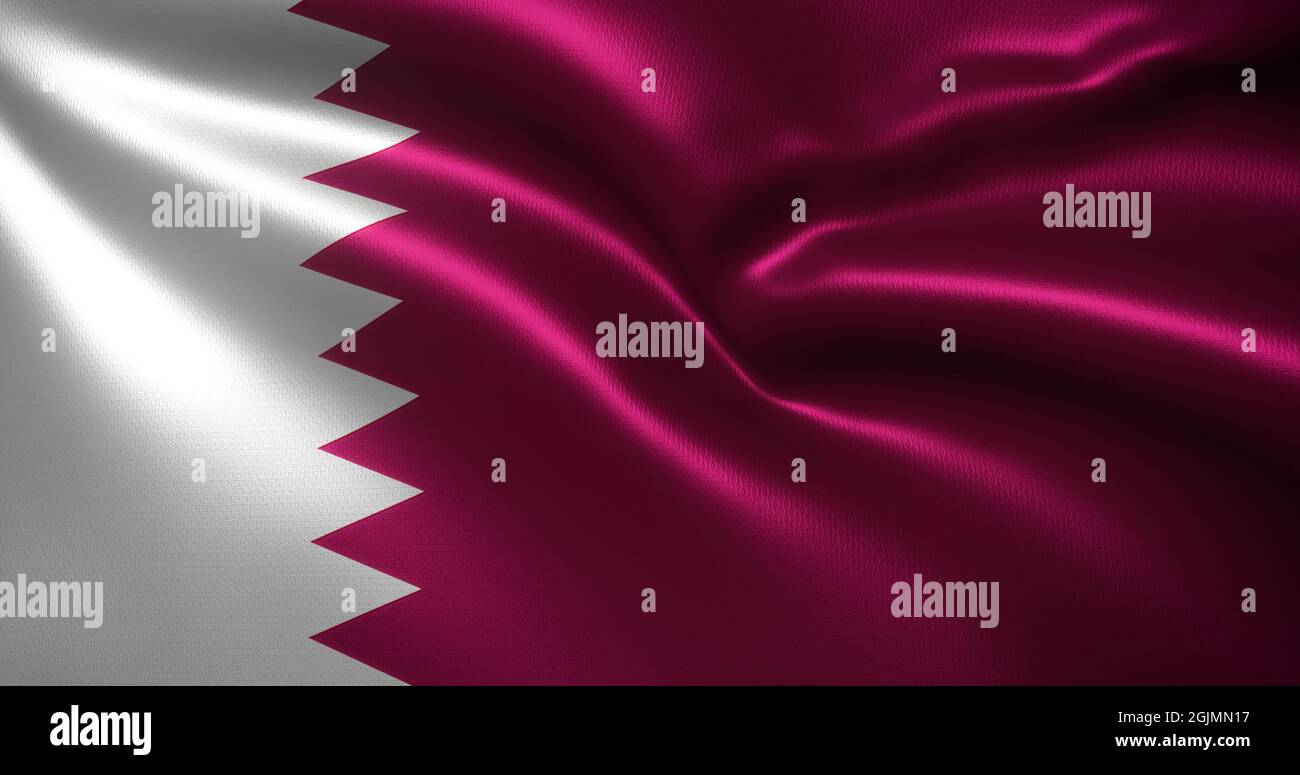 Horizontal stripes qatar flag hi-res stock photography and images - Alamy
