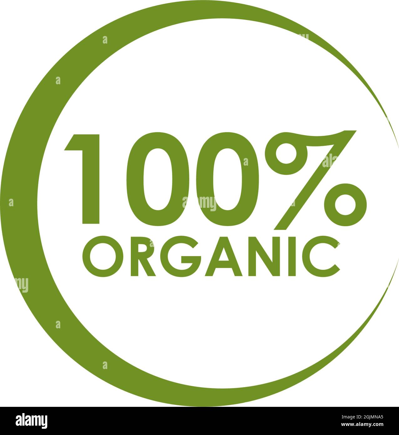 Organic product emblem logo template design vector illustration Stock ...