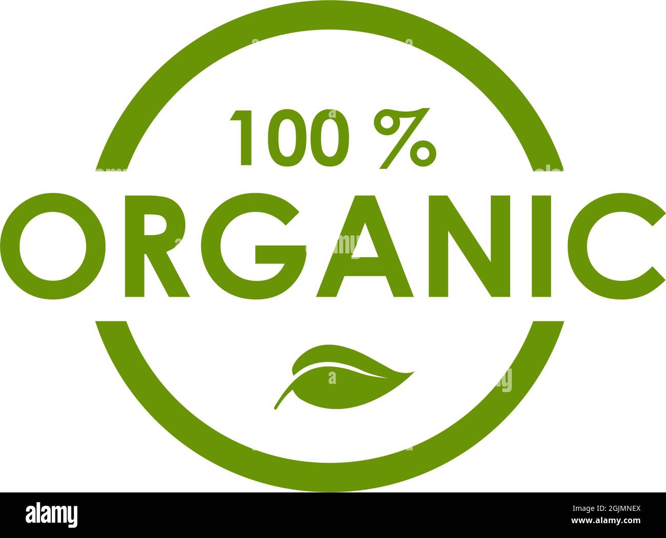 Organic product emblem logo template design vector illustration Stock ...