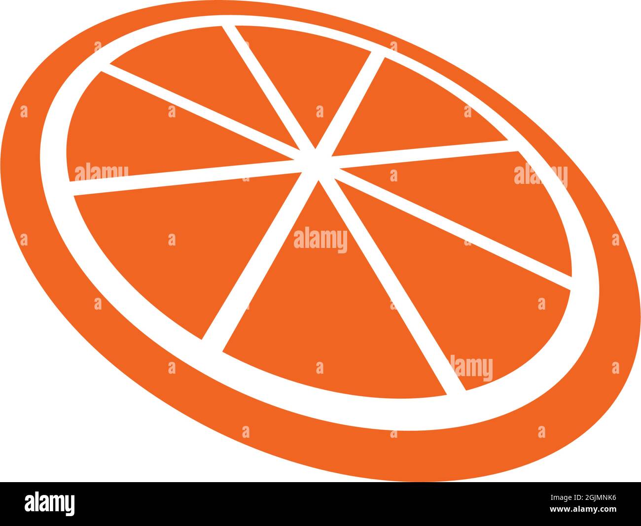 Orange fruit icon symbol logo design inspiration vector template Stock ...