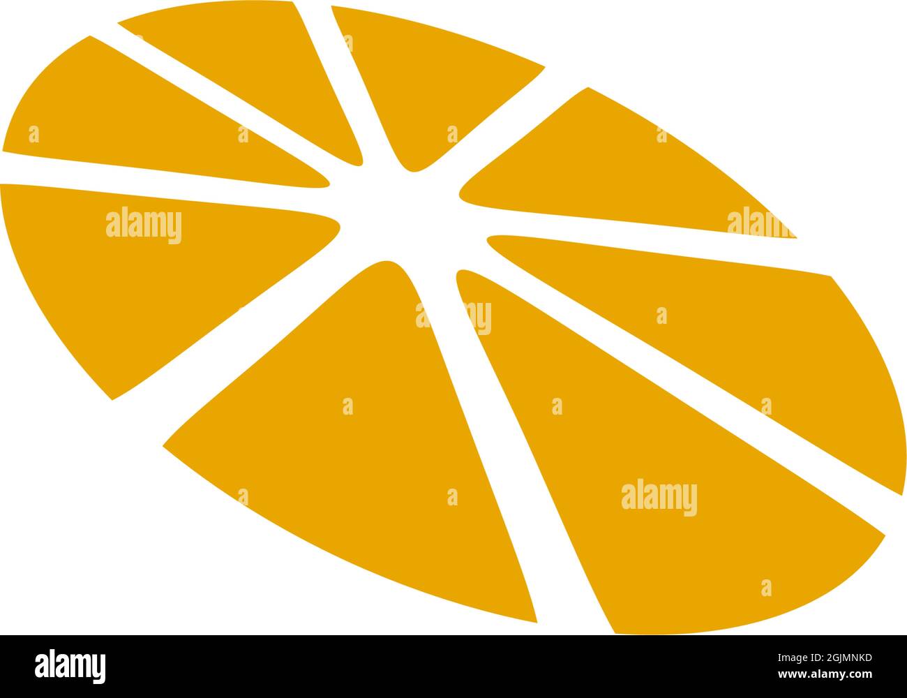 Orange fruit icon symbol logo design inspiration vector template Stock ...