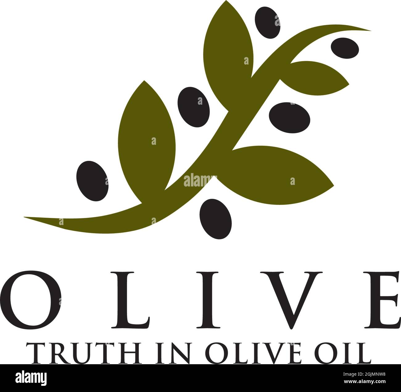 Olive oil business manufacturing company logo design vector ...