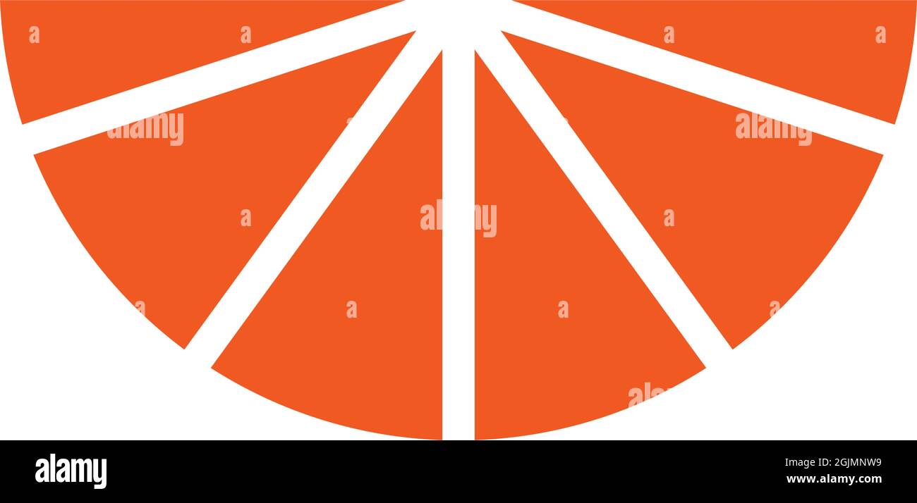 Orange fruit icon symbol logo design inspiration vector template Stock ...