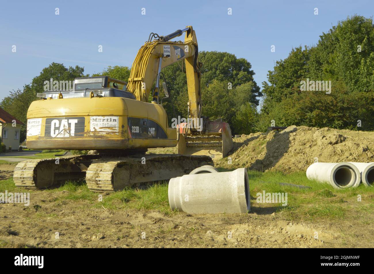Construction site in Kalletal-Hohenhausen, Germany Stock Photo - Alamy