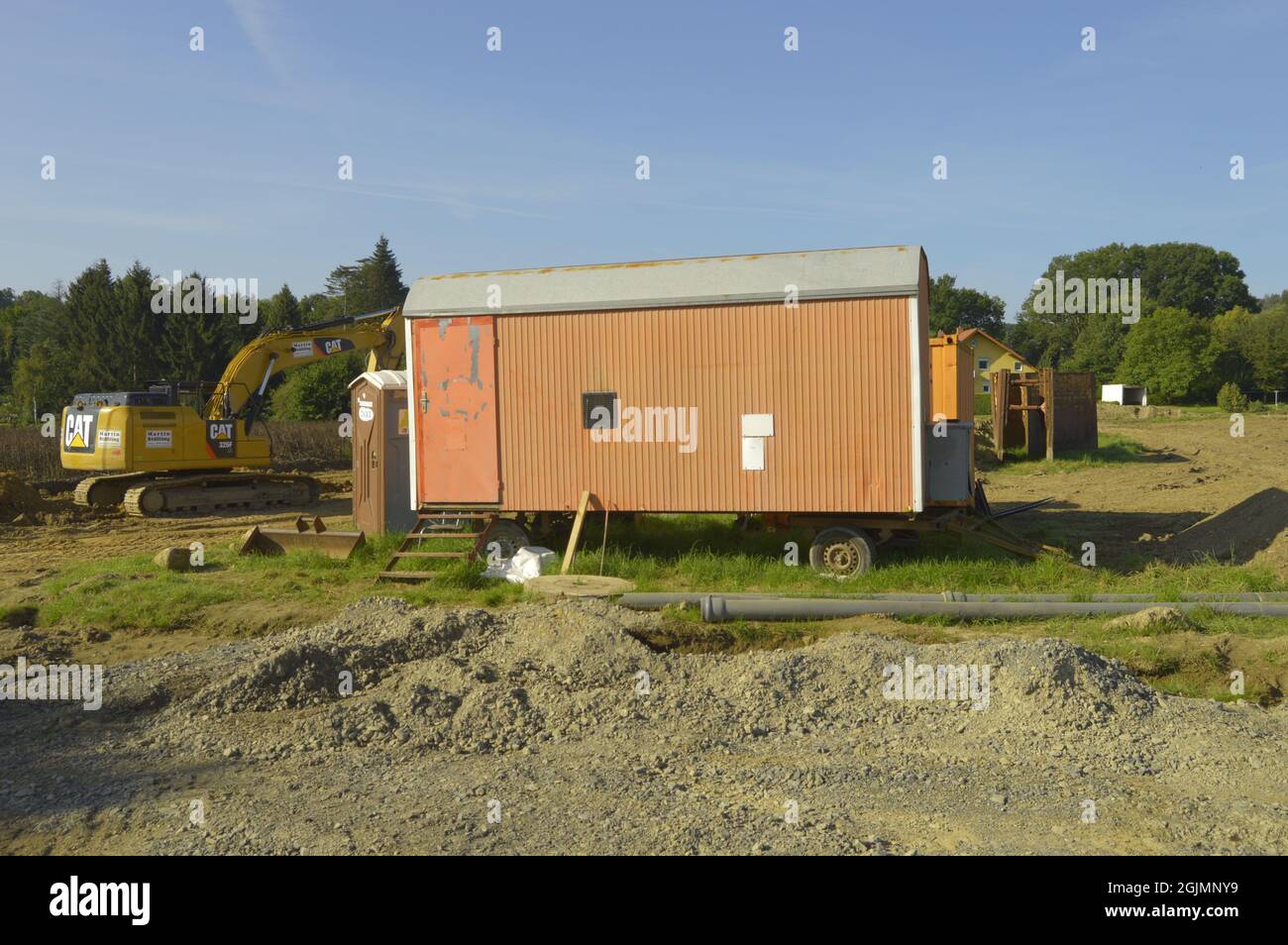 Construction site in Kalletal-Hohenhausen, Germany Stock Photo - Alamy
