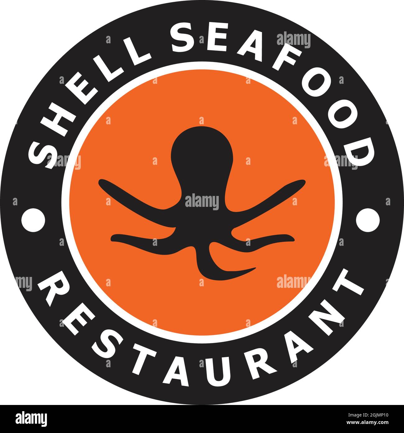 Octopus restaurant logo design vector illustration template Stock ...