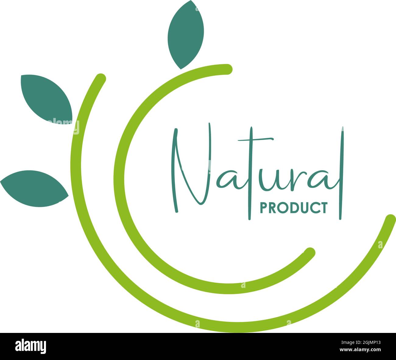 Natural stamp product icon logo design vector template Stock Vector ...