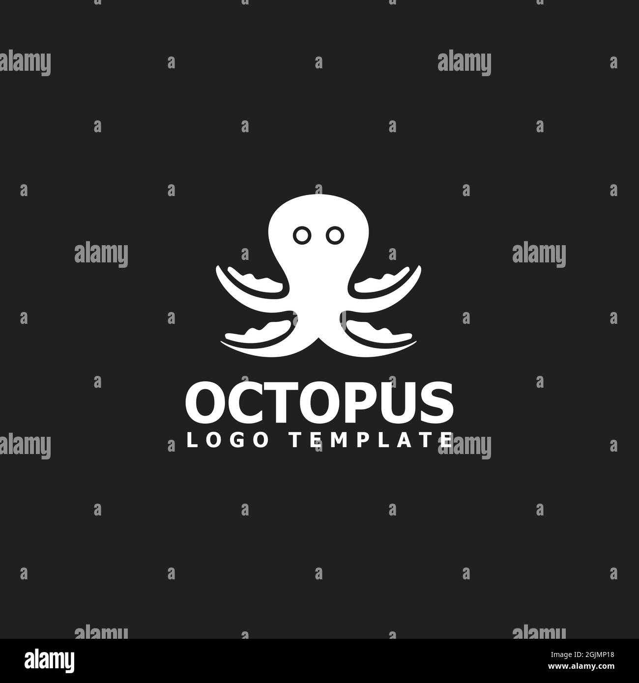 Octopus restaurant logo design vector illustration template Stock ...