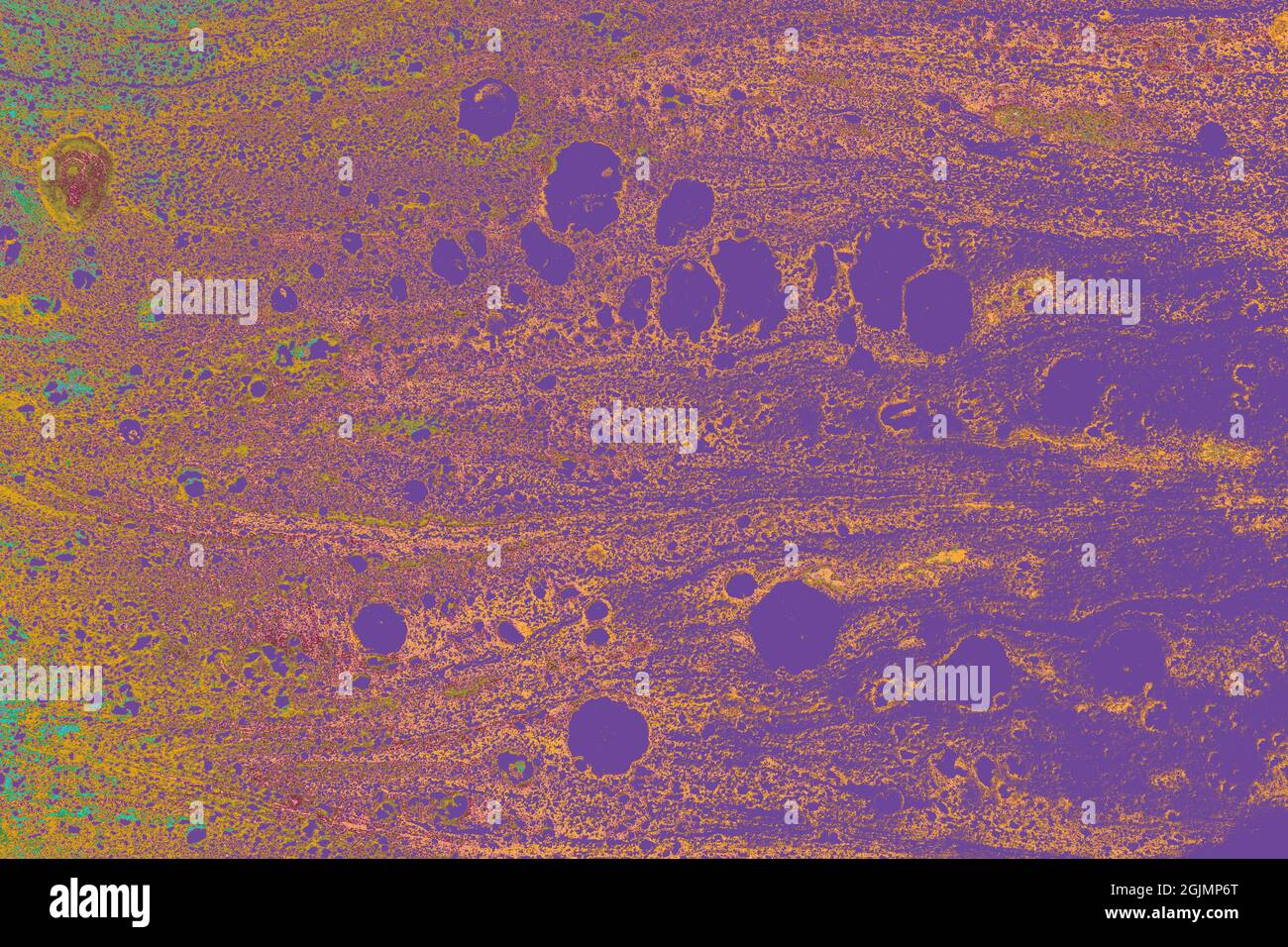 Abstract illustration with differently colored dotes oily painting ...