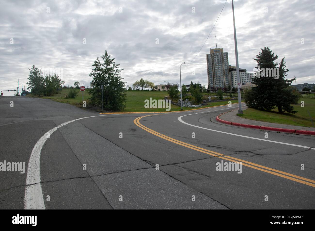 Downtown anchorage street hi-res stock photography and images - Alamy