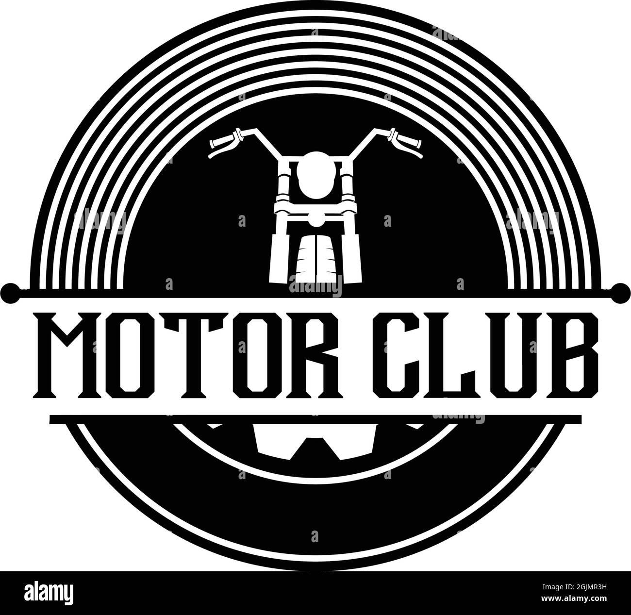 Motor club logo design inspiration vector illustration template Stock ...