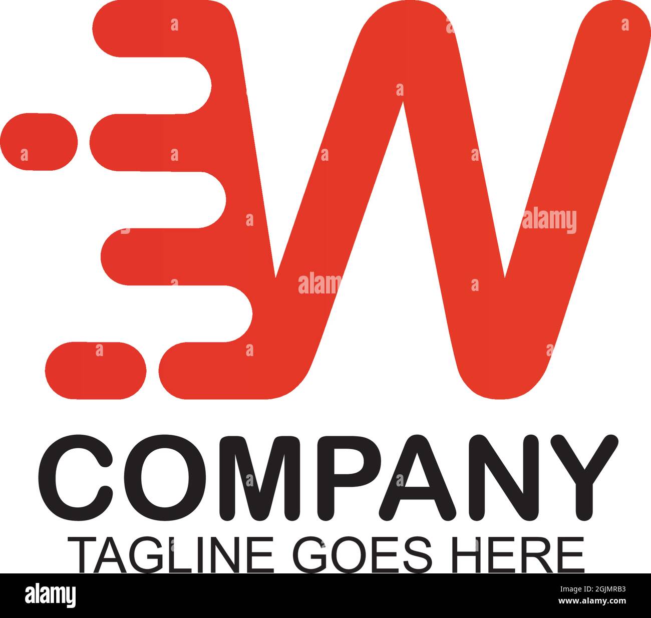 W express logo Stock Vector Images - Alamy