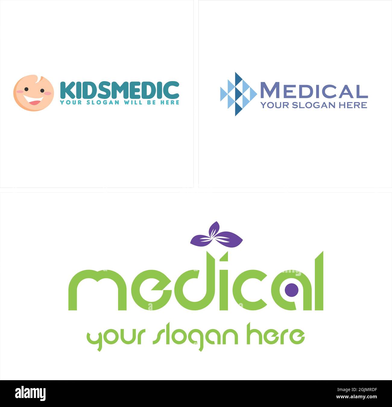 Child care logo hi-res stock photography and images - Alamy