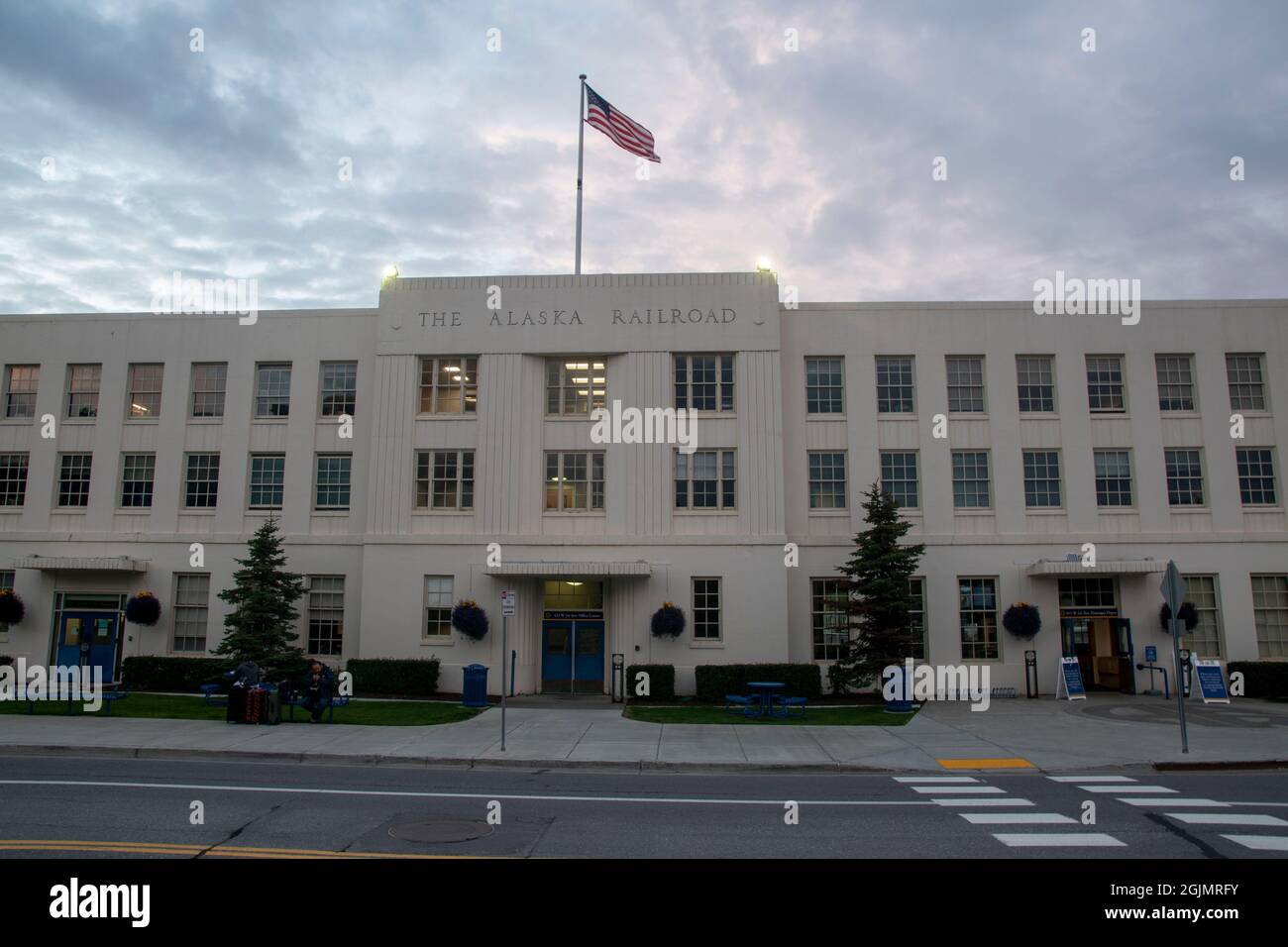The train station in Anchorage, AK is usually the beginning of an ...