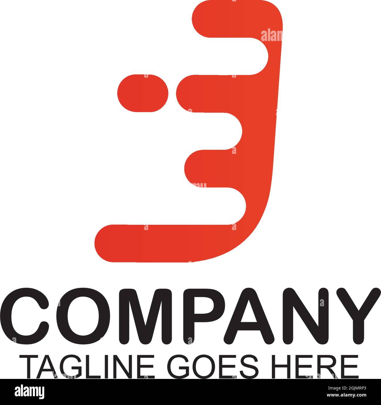 I letter initial icon logo design template illustration Stock Vector ...