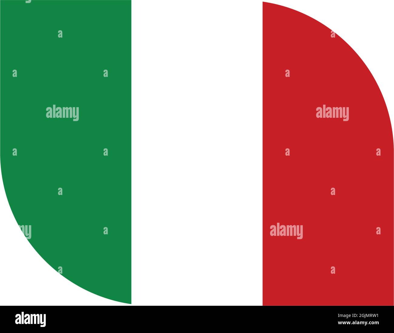 Italy flag icon logo design vector template illustration Stock Vector ...