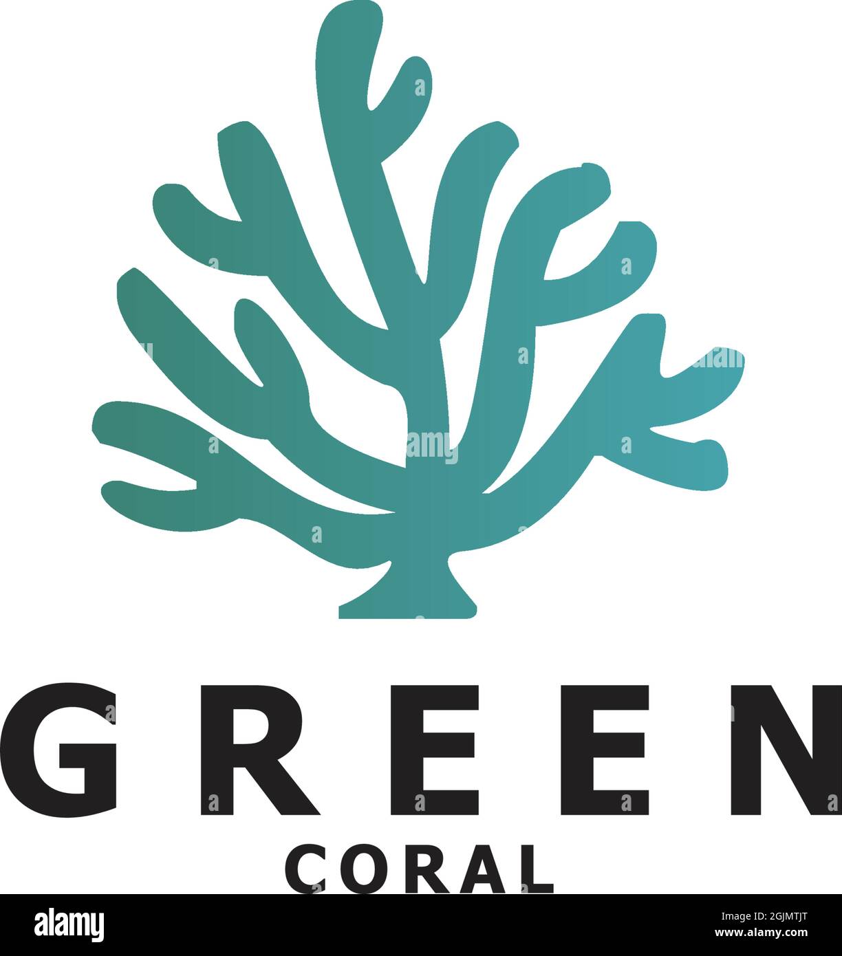 Coral logo design vector template illustration Stock Vector Image & Art ...