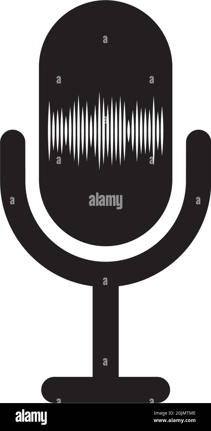 Microphone mic icon logo design inspiration vector illustration ...