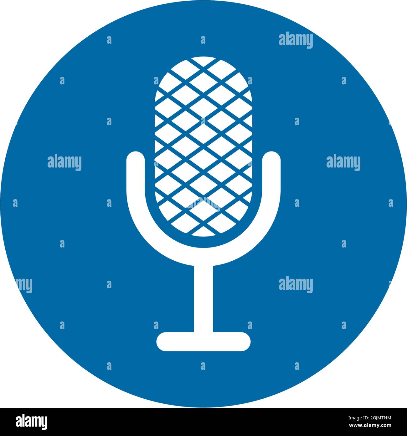 Microphone mic icon logo design inspiration vector illustration ...