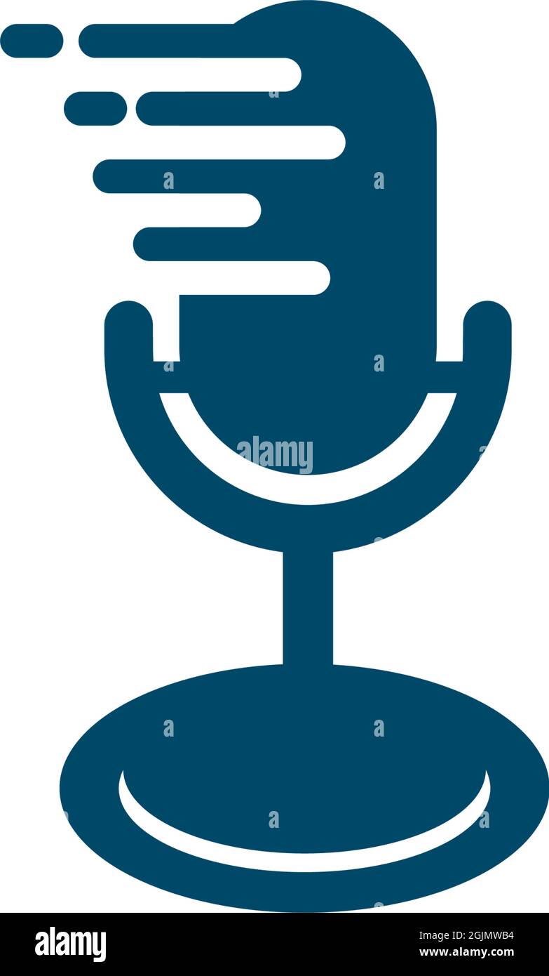 Microphone mic icon logo design inspiration vector illustration ...