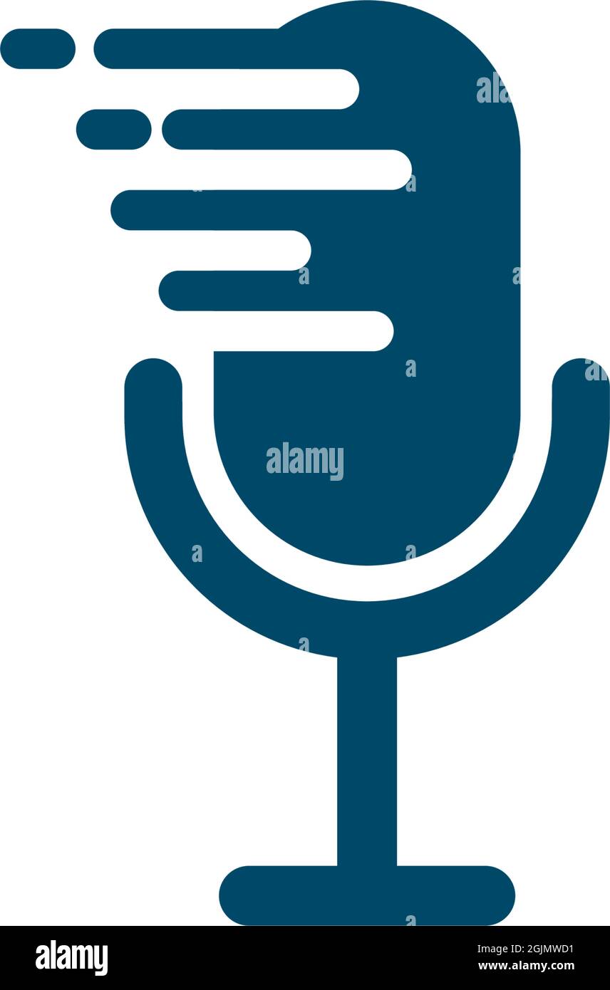 Microphone mic icon logo design inspiration vector illustration ...