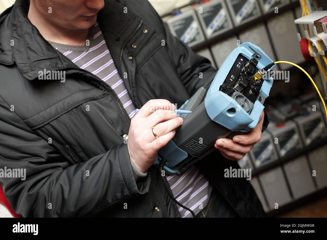 Data cable analyzer hi-res stock photography and images - Alamy