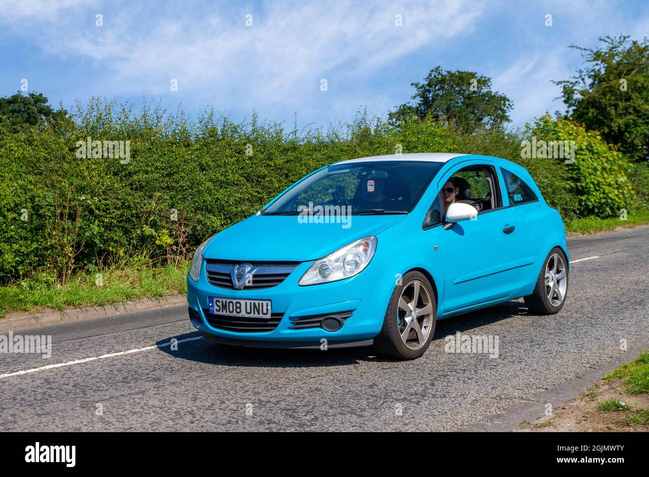 Vauxhall corsa blue cars hi-res stock photography and images - Alamy