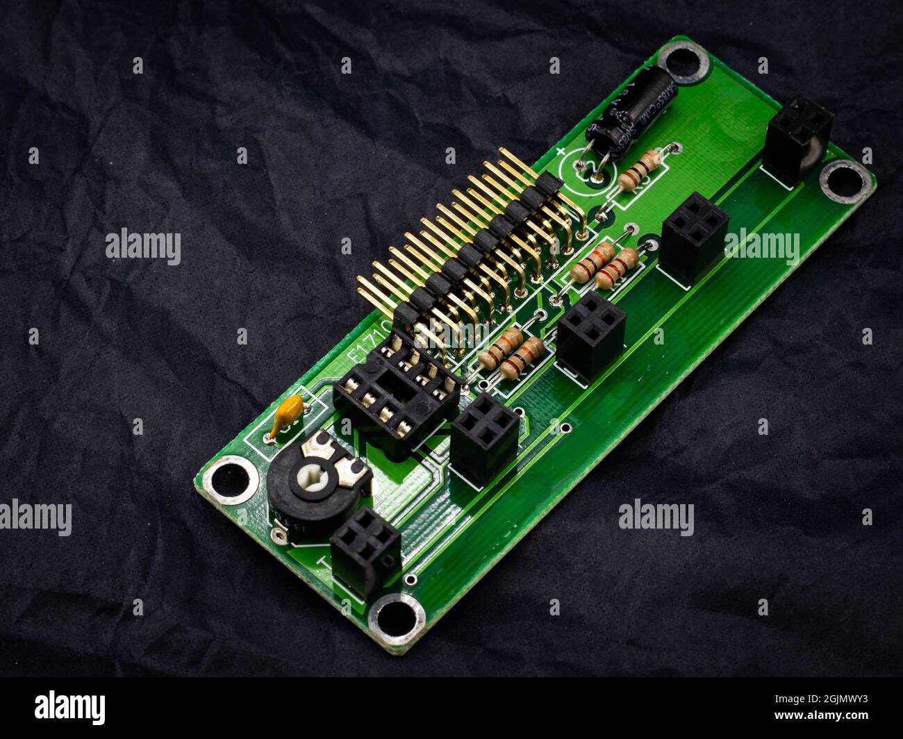 Black white electronic circuit board hi-res stock photography and ...