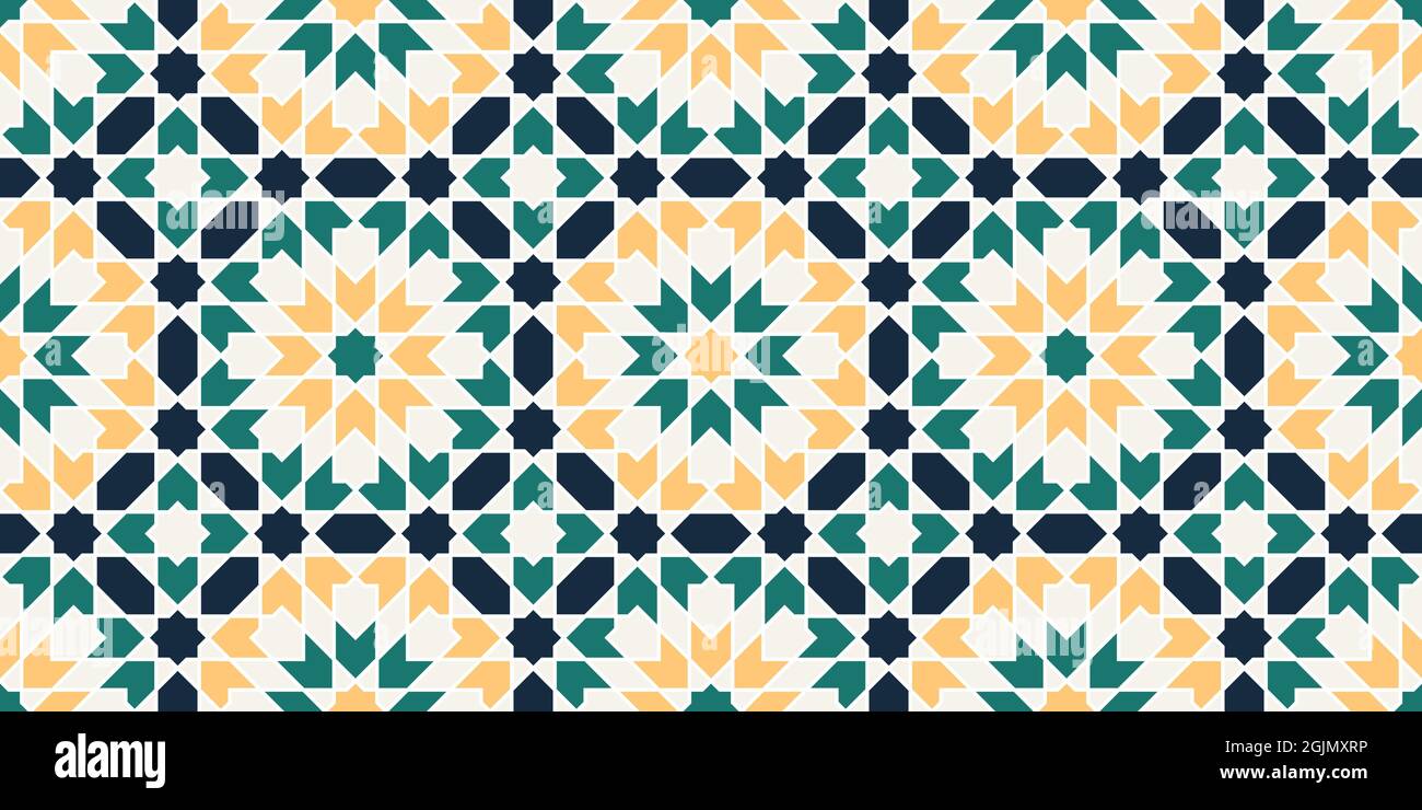 Persian geometric mosaic pattern for Ramadan card Stock Vector Image ...