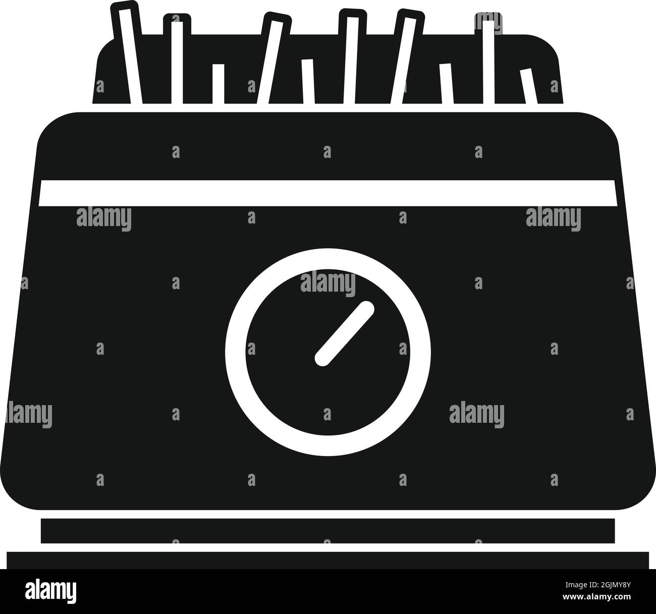 Fry appliance icon simple vector. Deep fryer Stock Vector Image & Art ...