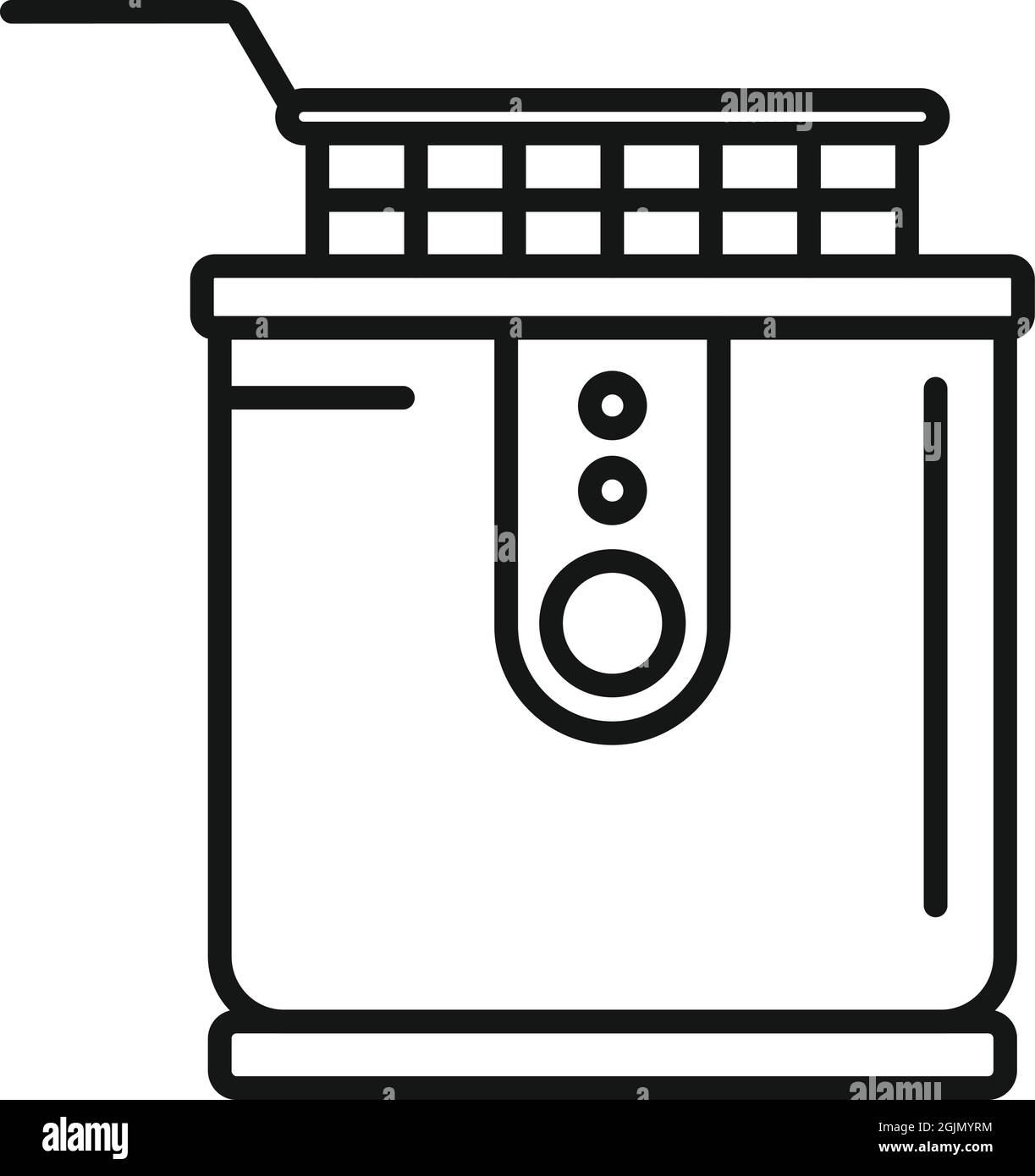 Deep fat fryer isolated Black and White Stock Photos & Images - Alamy