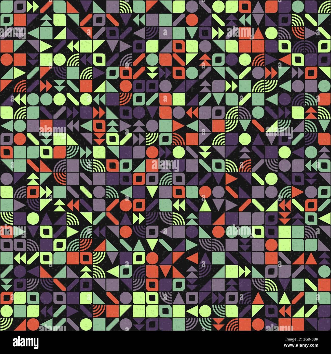 Abstract Geometrical generative computational art illustration Stock ...