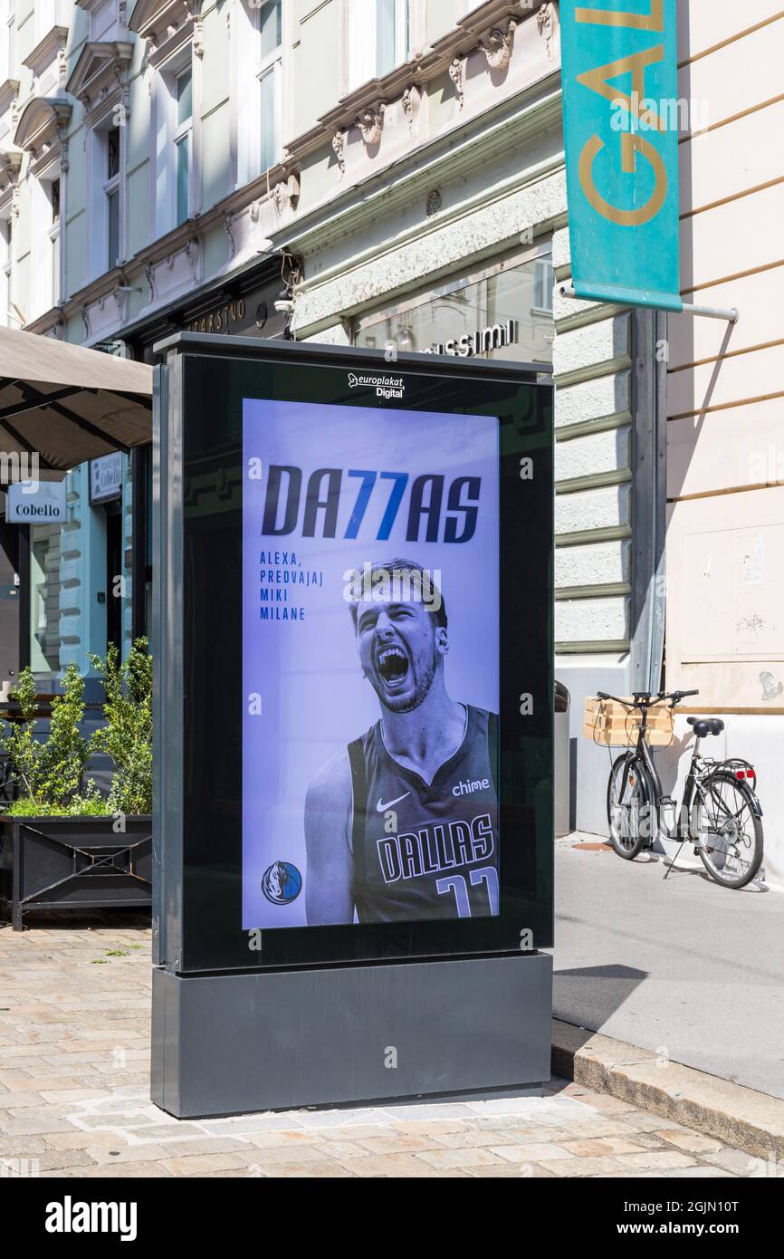 Billboard Slovenian professional basketball player Luka Doncic ...