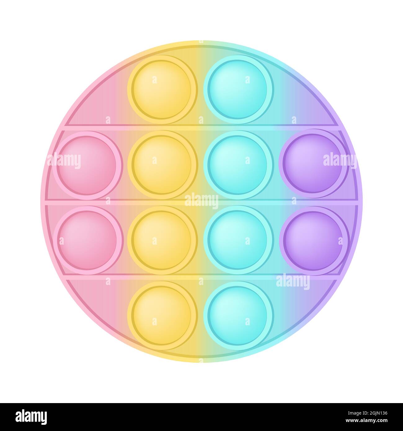 Pop it a fashionable silicon toy for fidgets. Addictive anti-stress ...