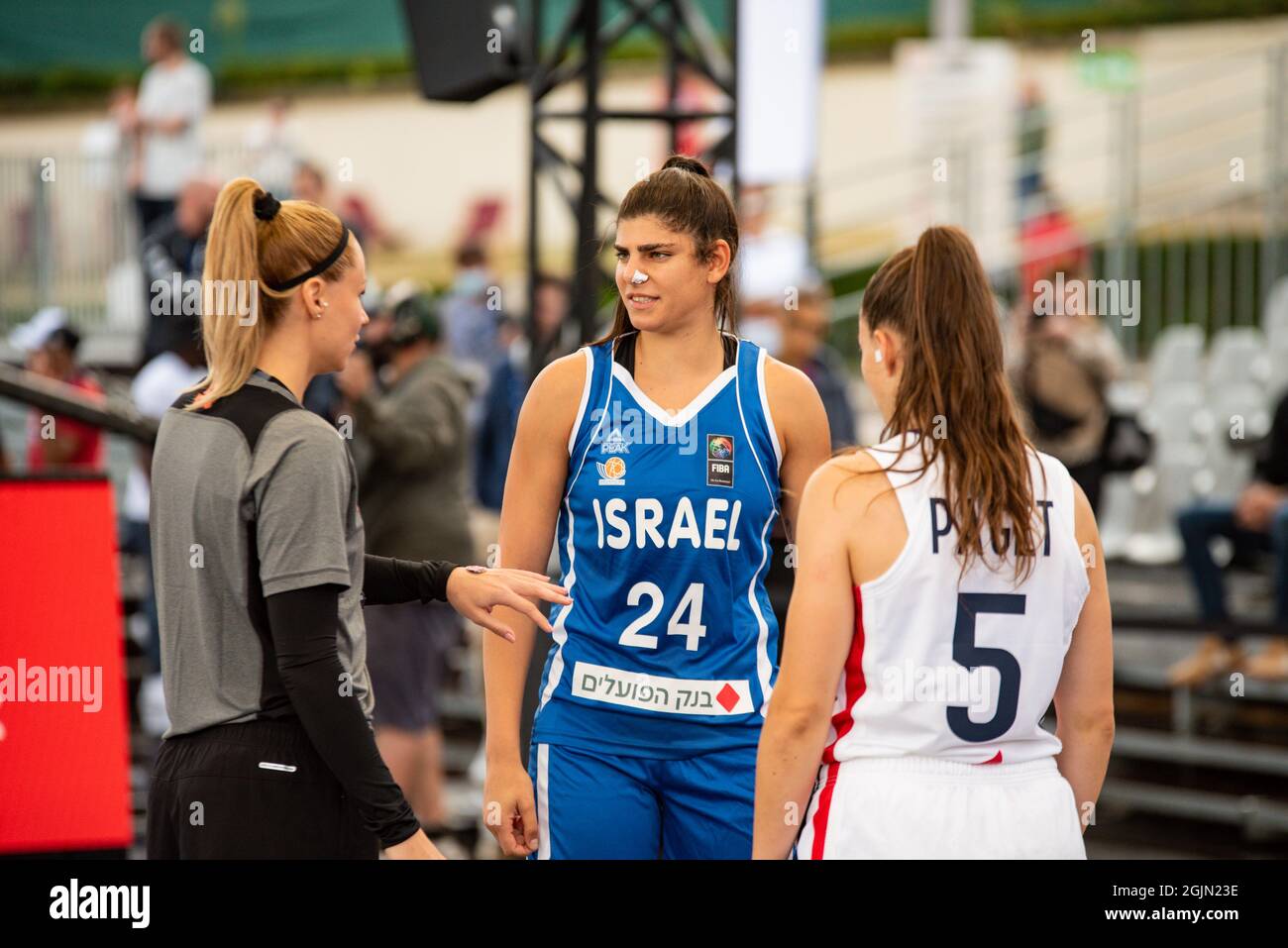 Daniel Raber of Israel during the FIBA 3x3 Europe Cup 2021 from ...