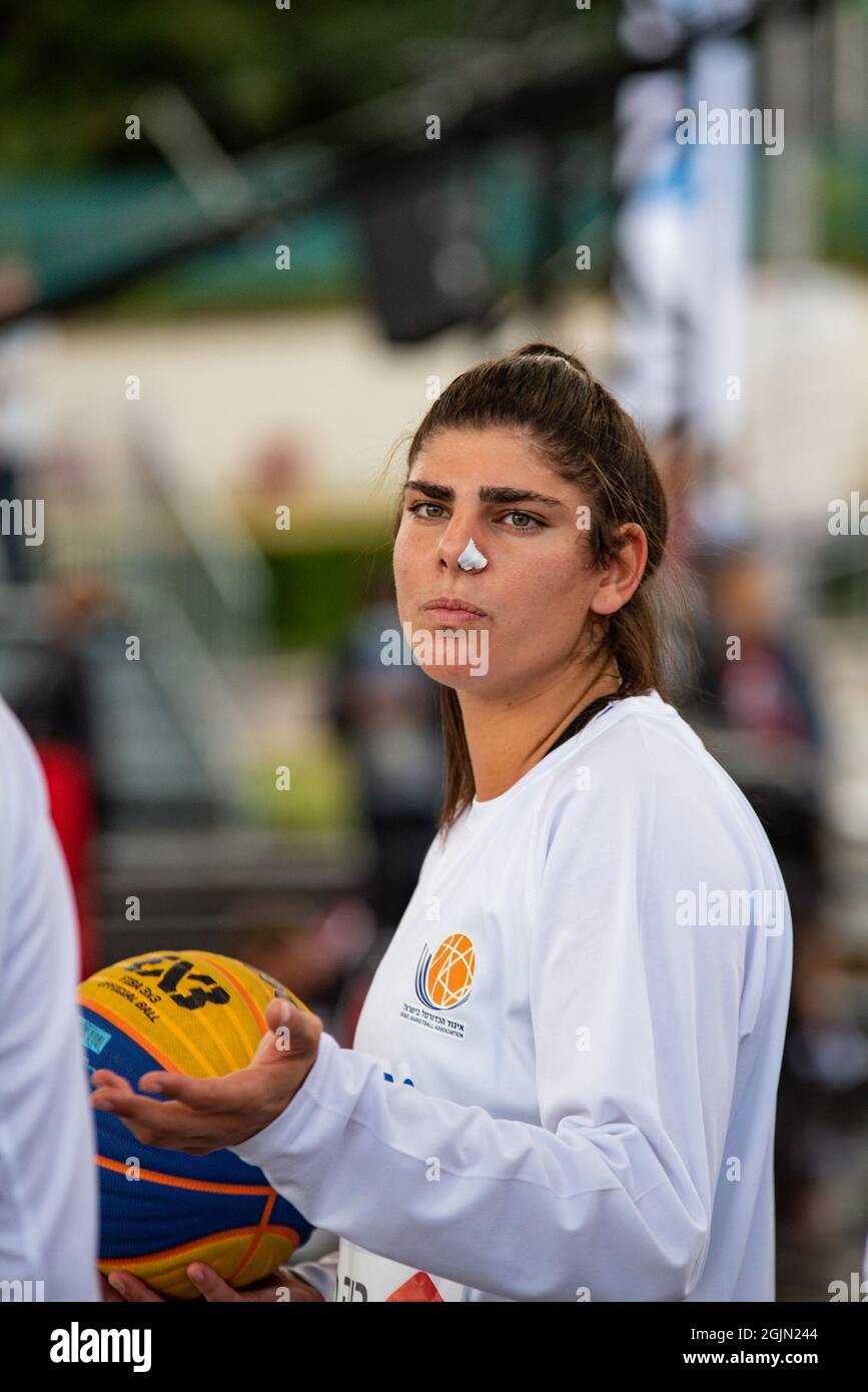 Daniel Raber of Israel during the FIBA 3x3 Europe Cup 2021 from ...