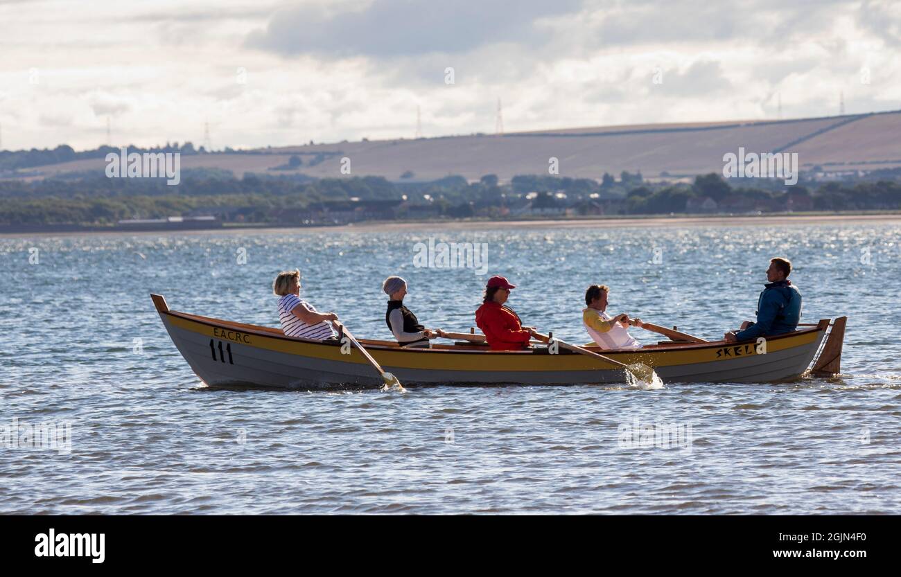 Portobello, Edinburgh, Scotland, UK wether. 12th September 2021. Cloudy ...