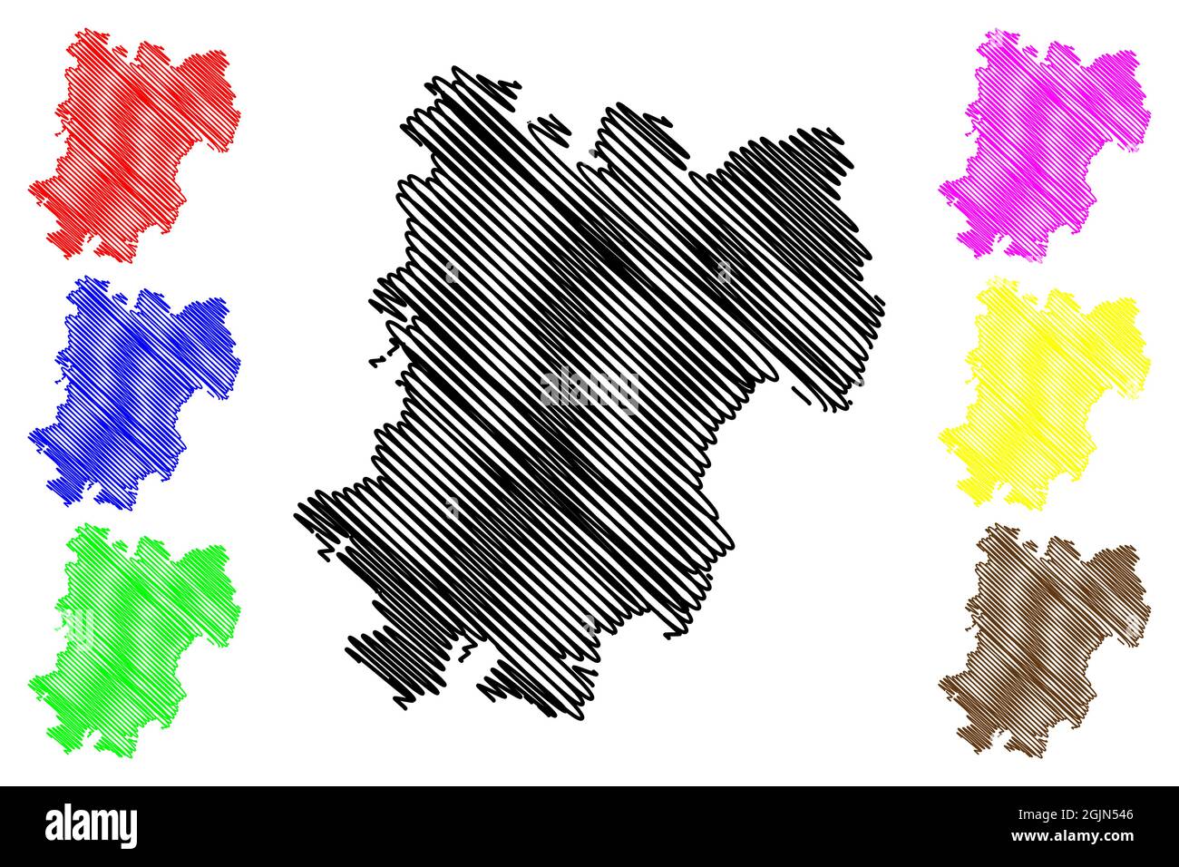Westerwaldkreis district (Federal Republic of Germany, State of ...