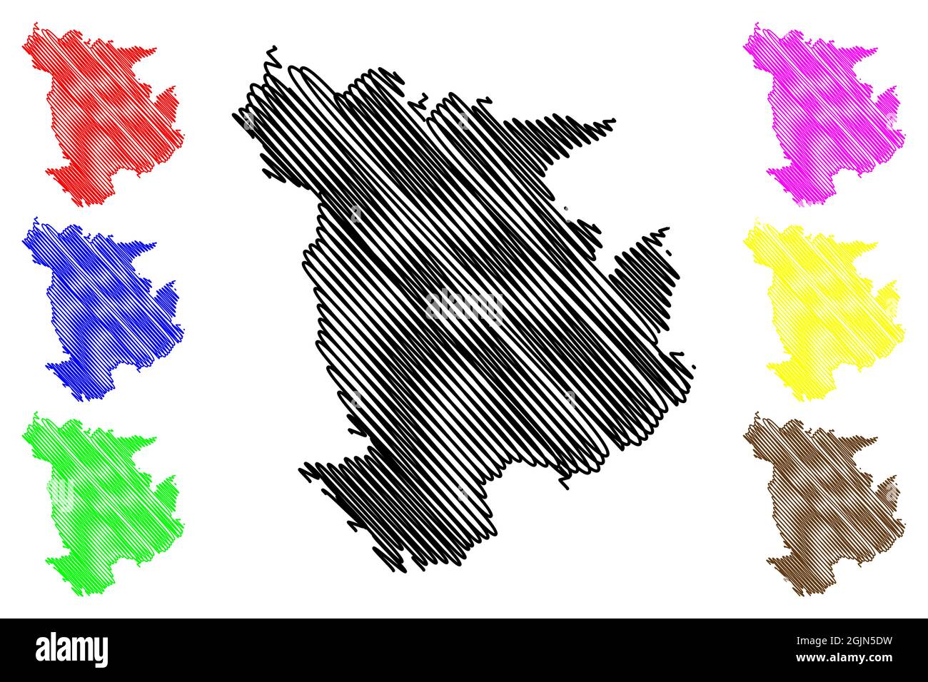 Weimar city (Federal Republic of Germany, Urban district, Free State of ...
